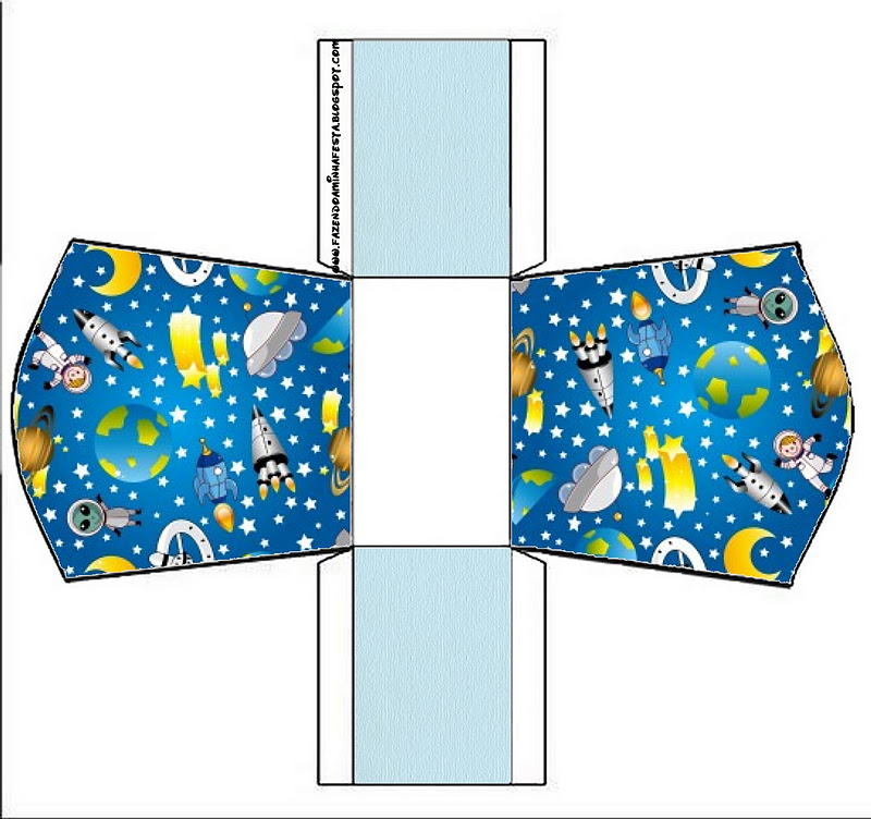 Space Party: Free Printable Boxes. - Oh My Fiesta! in english
