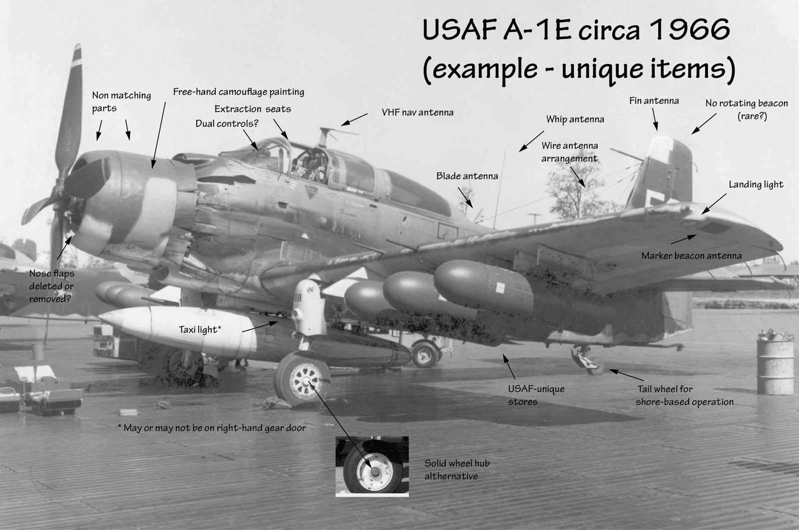 Tailhook Topics Drafts: USAF/VNAF A-1Es