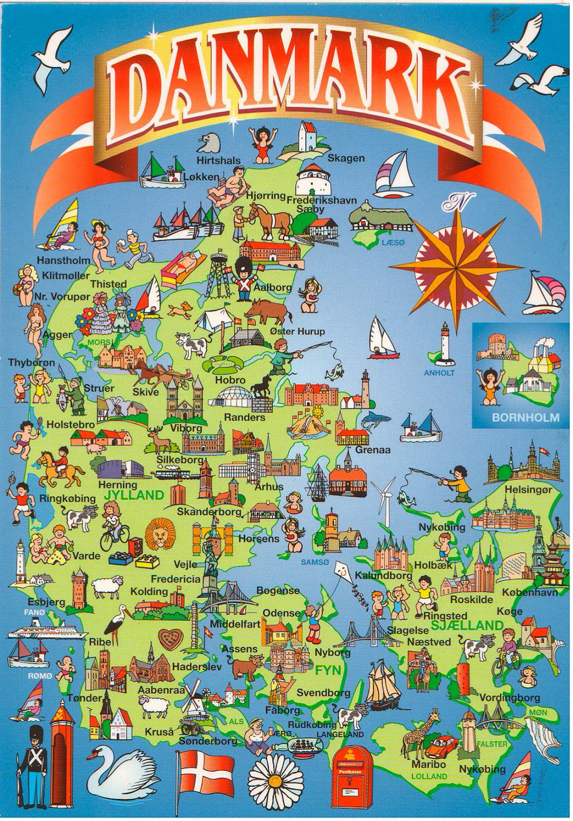 One postcard, One world: Postcard from Denmark