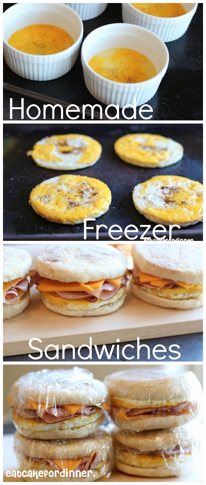 Eat Cake For Dinner: Homemade Freezer Breakfast Sandwiches