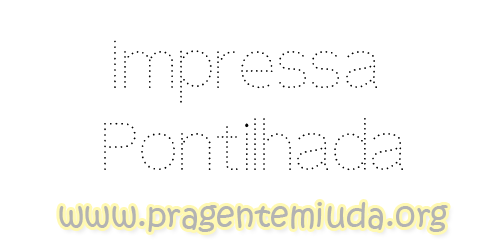 Fontes cursivas, tracejadas e pontilhadas para baixar | Pra Gente Miúda
