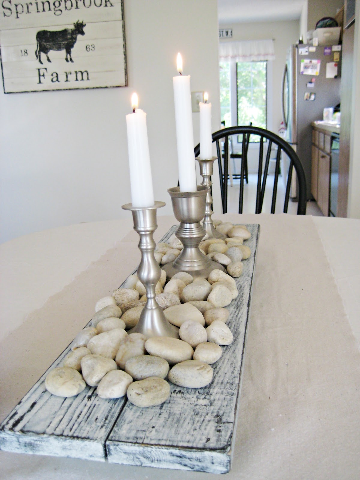 Happy At Home: DIY Rustic Farmhouse Centerpiece