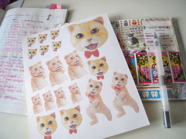 { D r e a m C a t c h e r }: { What I MAde - Mannings Cat Sticker - Jan ...