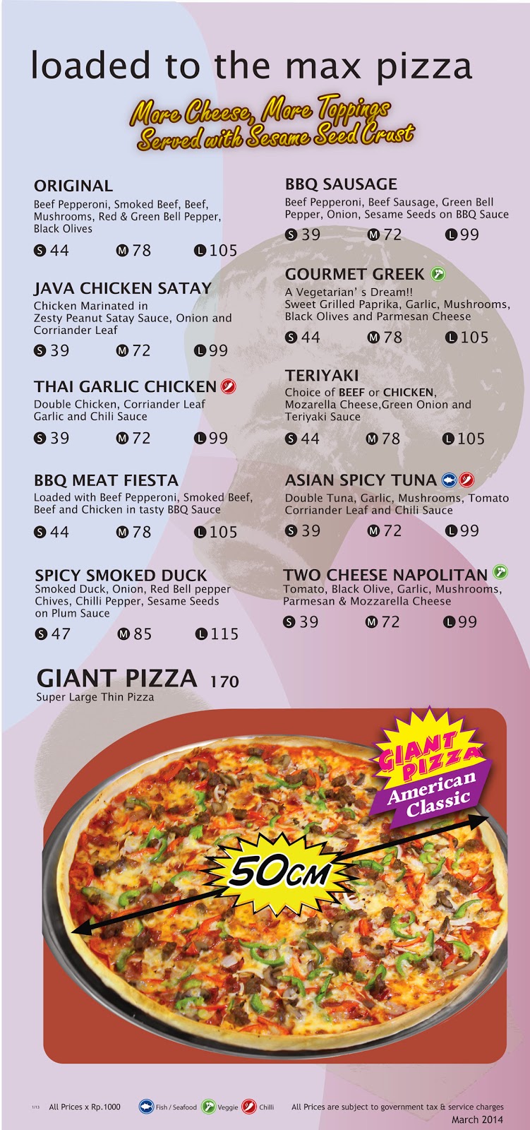 PAPA RON'S MENU | Papa Ron's Pizza