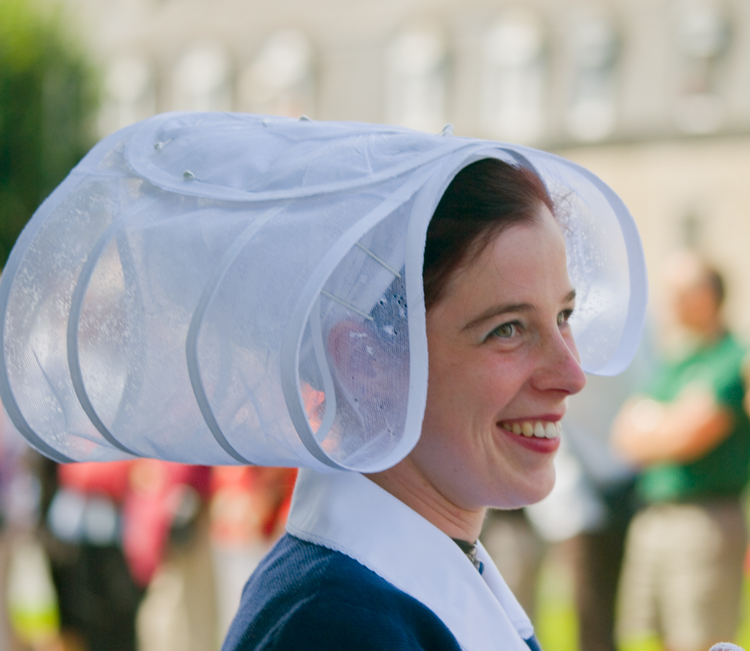 Local style: Traditional headdress of the women of Brittany