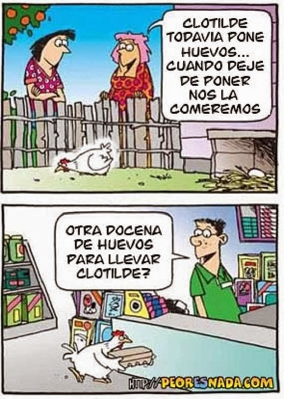 #CHISTE Clotilde la gallina de los huevos - Lo Mas Tonto