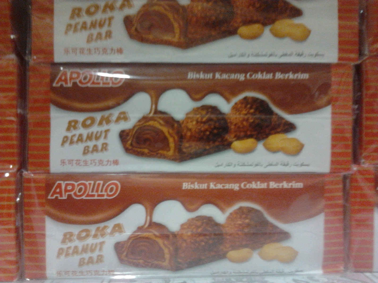 Produk Makanan - Roka Peanut Bar - Apollo - Pemborong Dan Pengedar ...