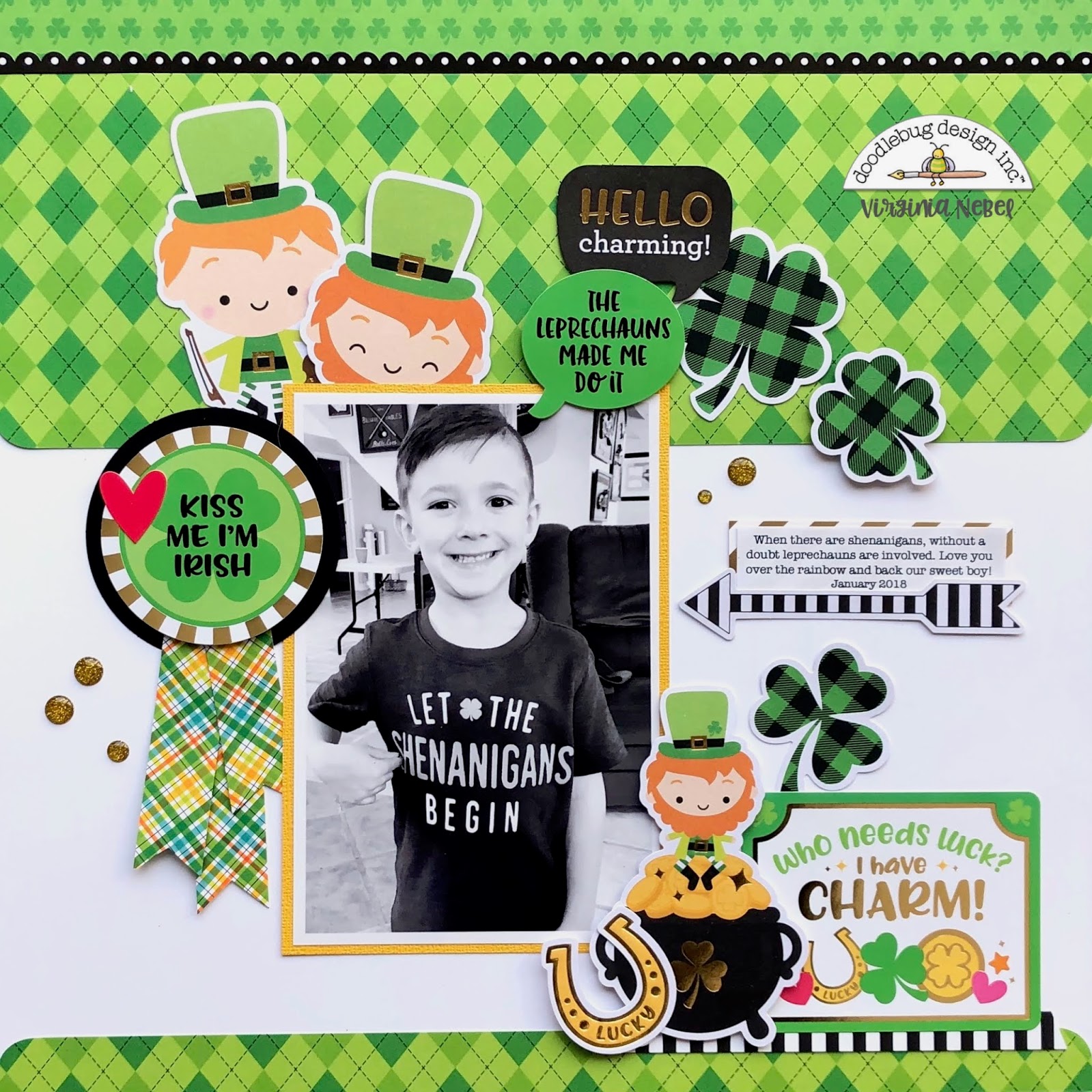 Doodlebug Design Inc Blog: LOTS O' LUCK - The Leprechaun Made Me Do It ...