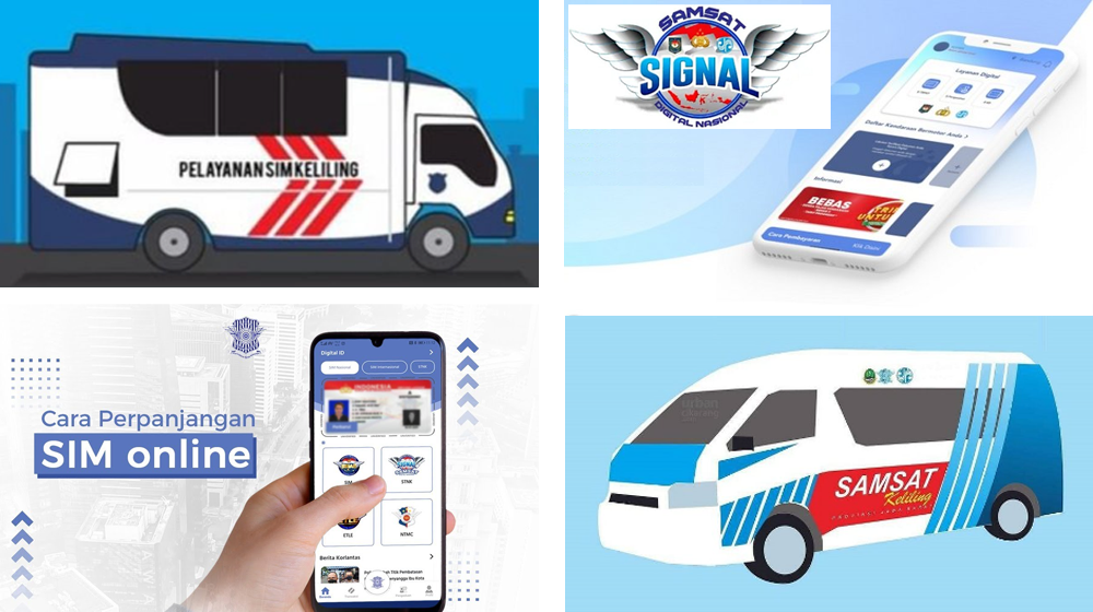 Tempat Perpanjang SIM dan STNK Secara Langsung dan Online