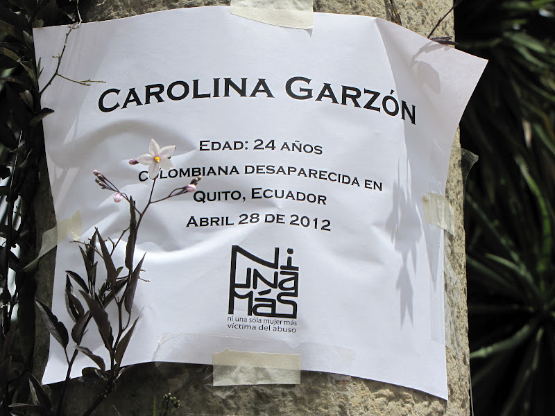 .: Por fin buscarán a Carolina Garzón