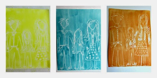 k a l a n i c u t: Creative Play: Wax Relief Watercolor