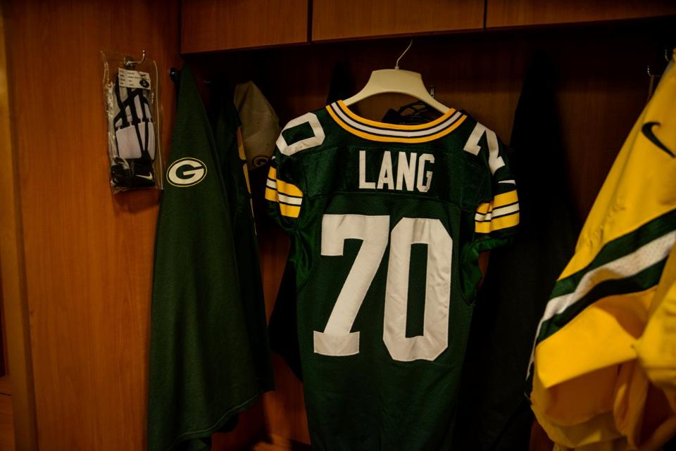 The Wearing Of the Green (and Gold): Photo Gallery: Packers Locker Room