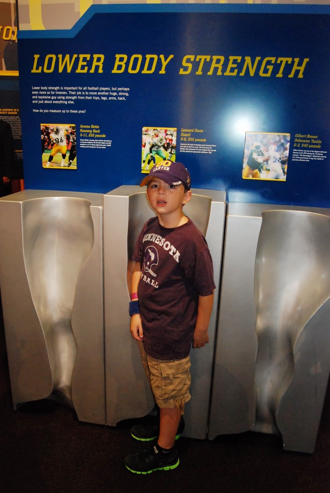 a blonde and 3 boys: Pro Football Hall of Fame...