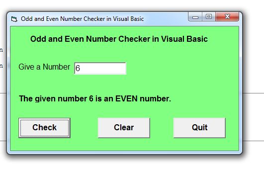 Free Programming Source Codes and Computer Programming Tutorials: Odd ...