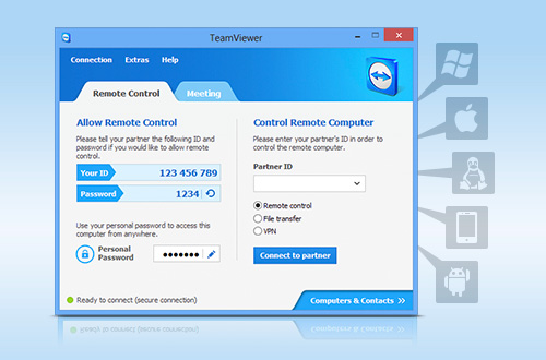 .: cara menggunakan team viewer 8