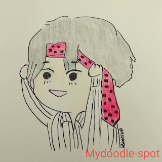 Chibi-fied BTS Taehung