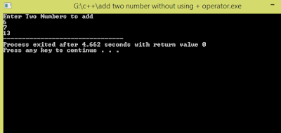 Add two numbers without using sum operator | ProgrammingStuff