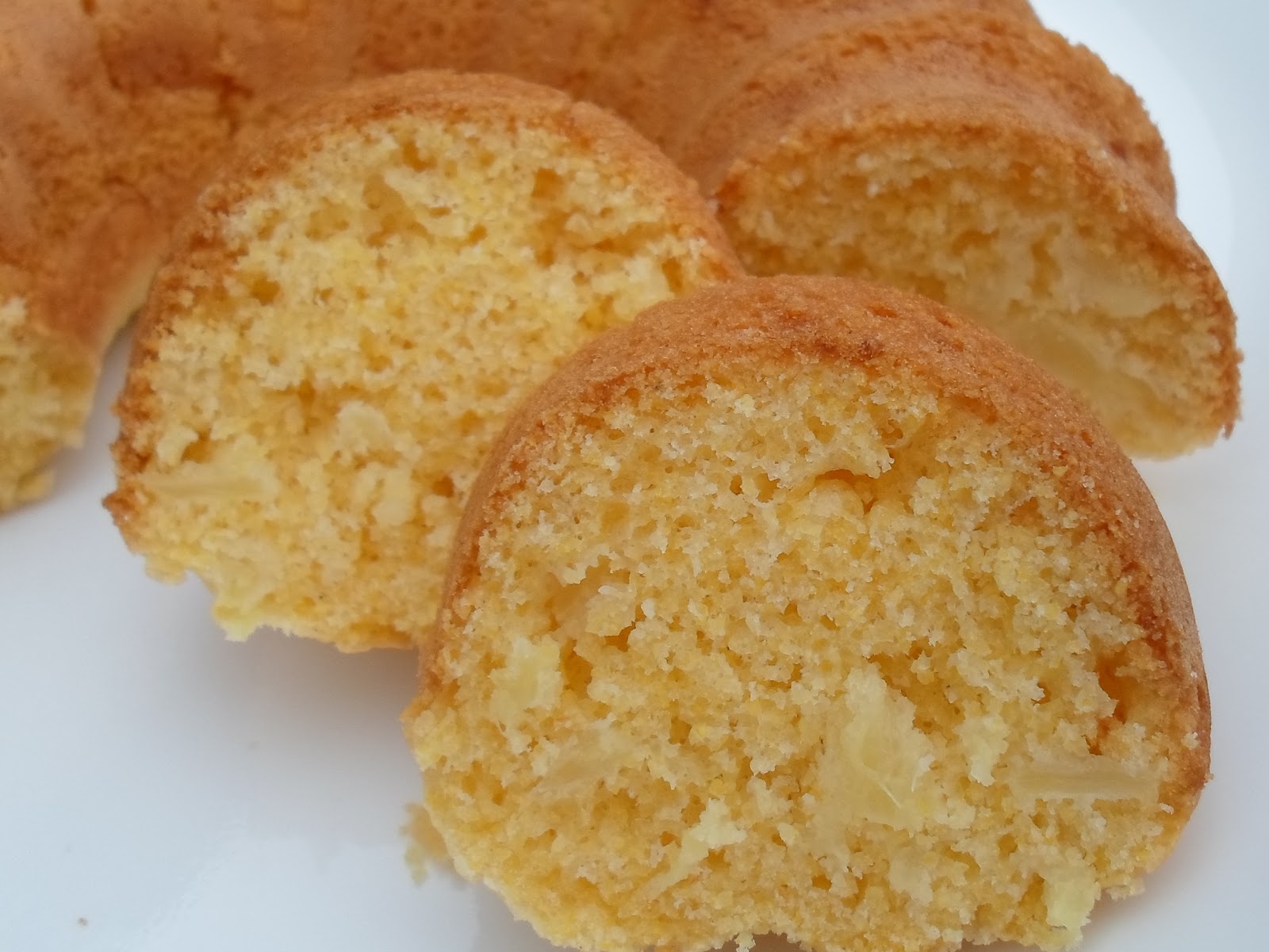 Happier Than A Pig In Mud: Pina Colada Cornbread -Using Jiffy Mix