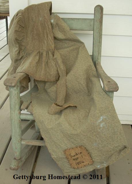 Gettysburg Homestead: Primitive Apron & Bonnet Pattern