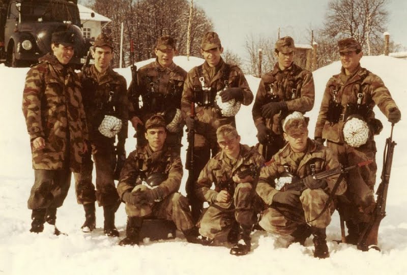 Four Bees: Bundesgrenzschutz Parka, BGS Sumpfmuster Camo