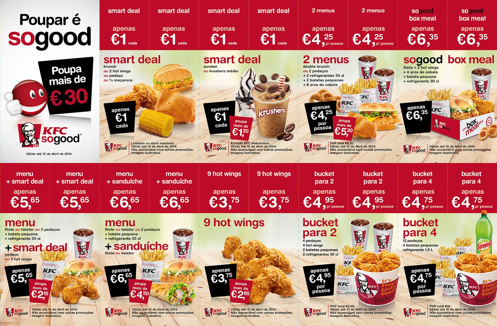 Há Promoções!: Cupões KFC!