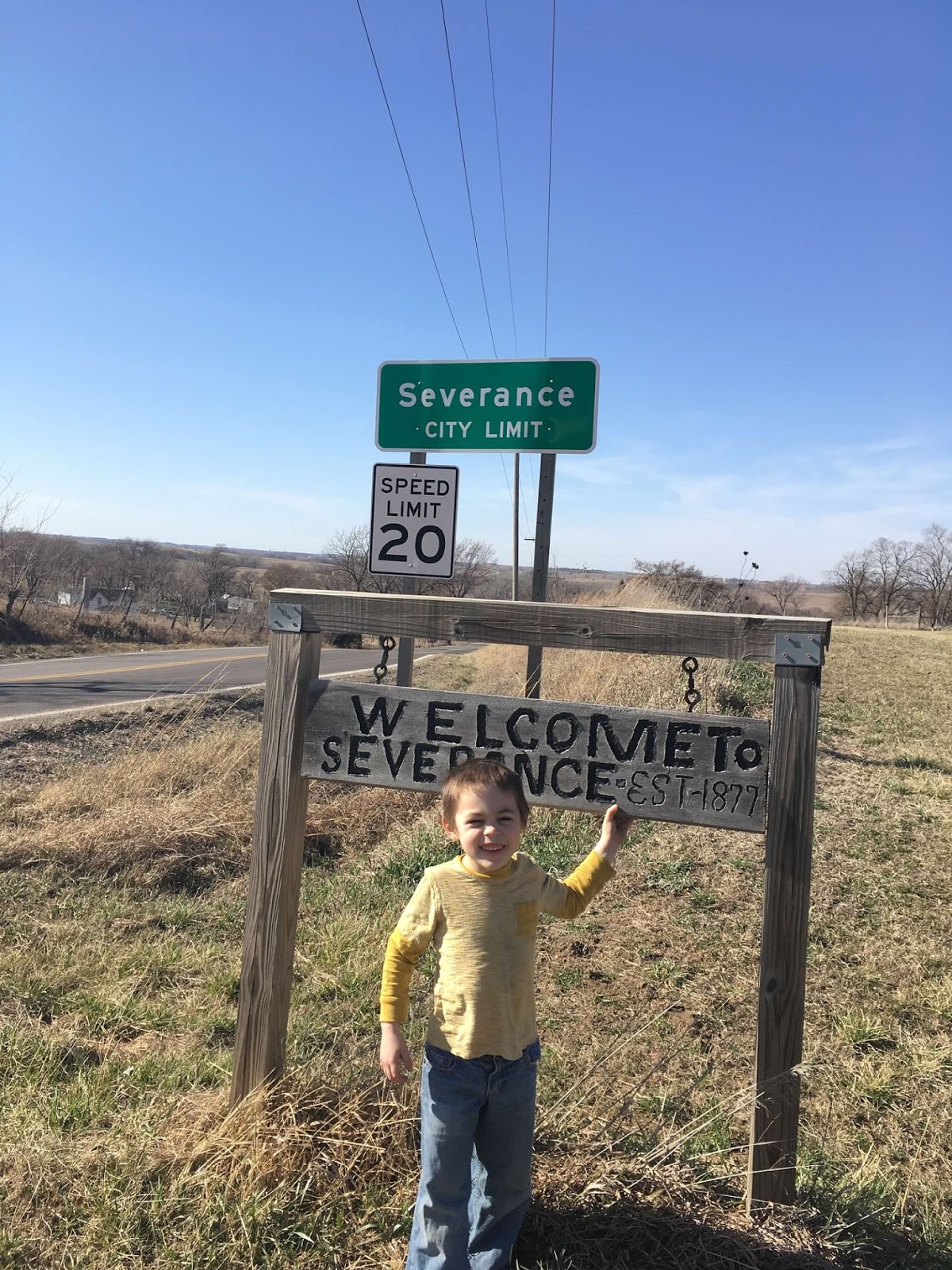 Toddling Through Kansas: Severance