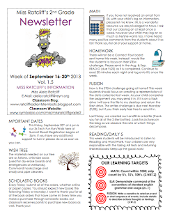 Miss Ratcliff's 2nd grade Scientists: Weekly Newsletters