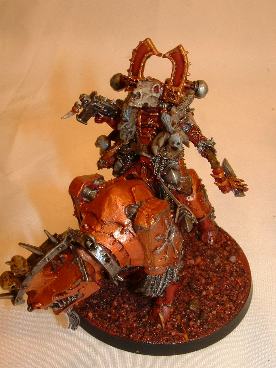 White Metal Games: 40k Khorne Lord on Juggernaut, Get Medieval on your ...