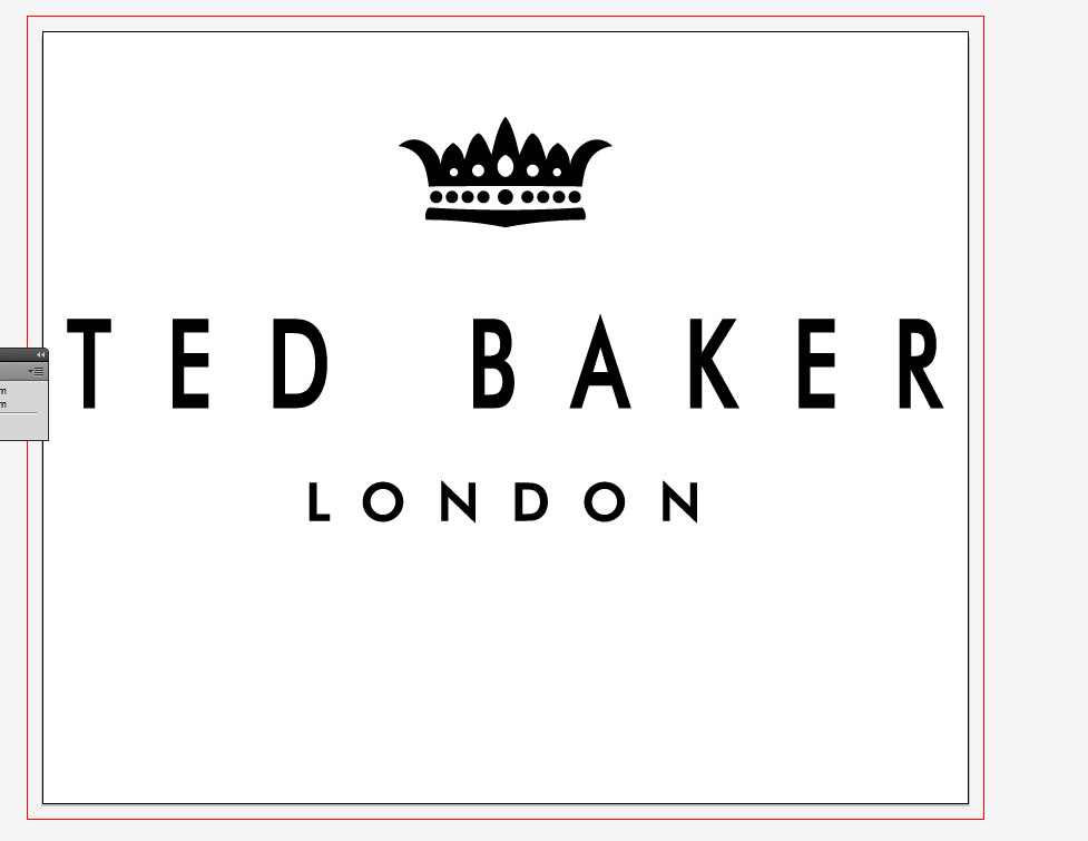 Design Practice: Responsive// Ted Baker Collaboration Label ONE ...
