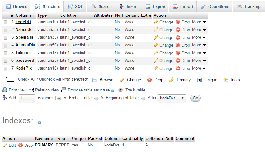 Cara Menghapus Primary Key di Localhost PhpMyadmin - RPLama
