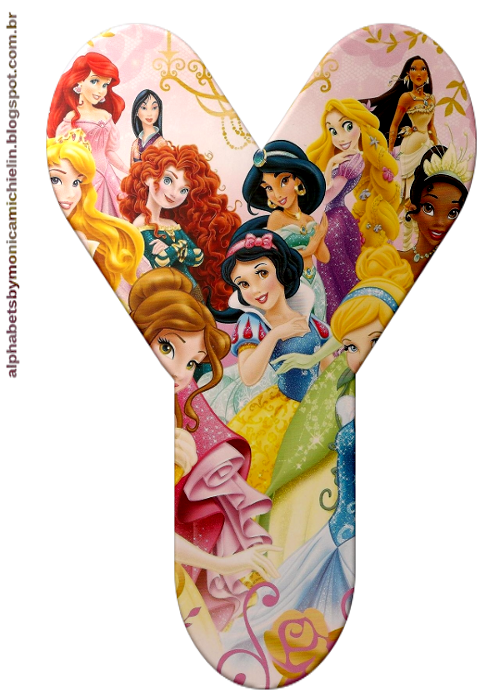 M. Michielin Alphabets: PRINCESAS DA DISNEY ALFABETO PNG - # ...