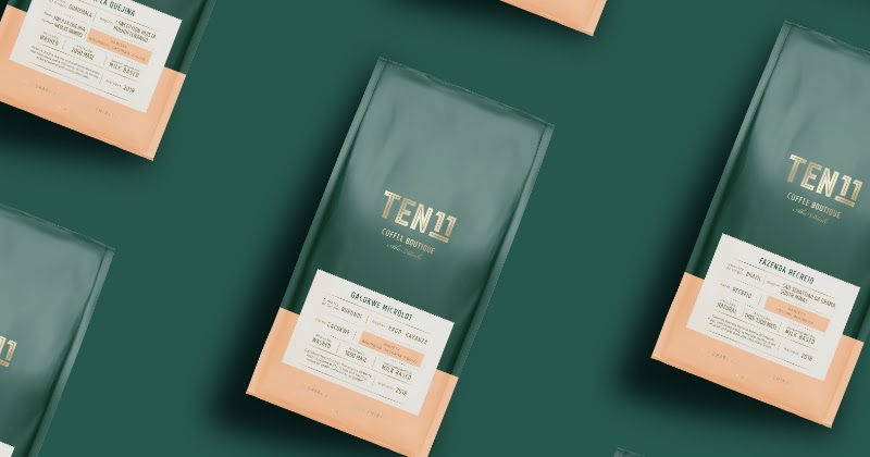 TEN11 Coffee Shop on Packaging of the World - Creative Package Design ...