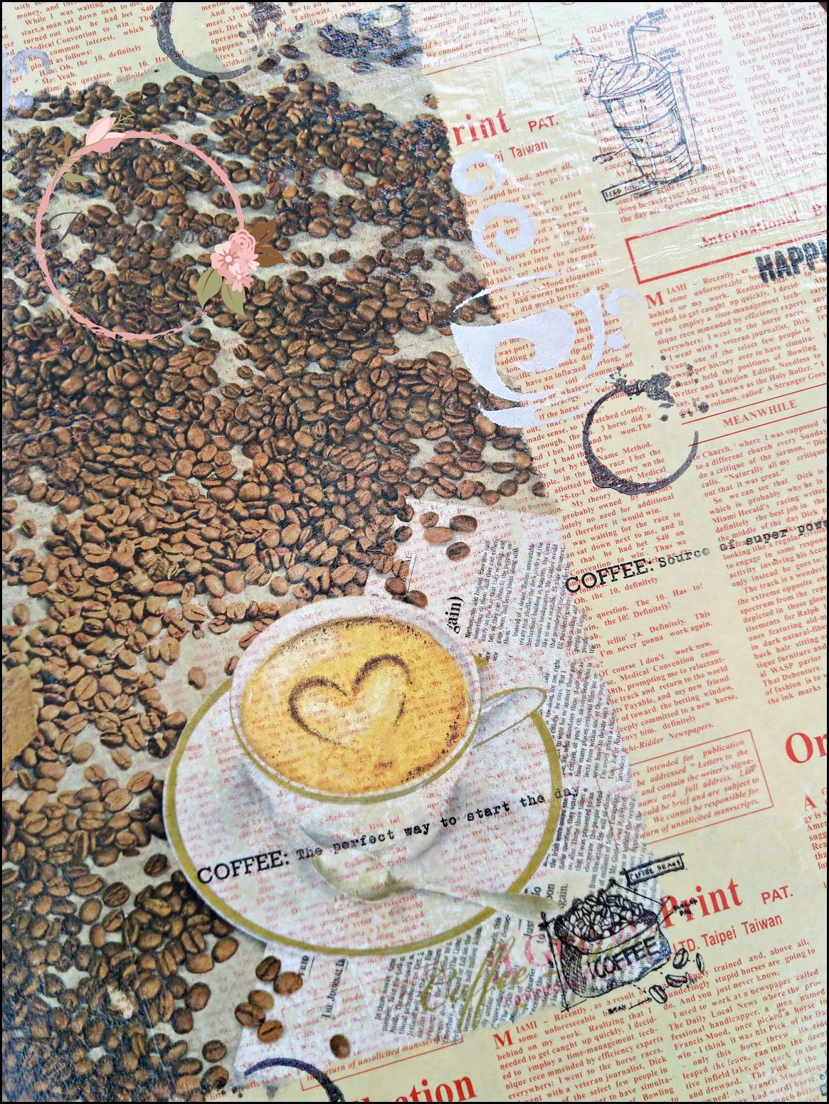 Paper Fantasees - The Craft Blog: Decoupage Coffee Table