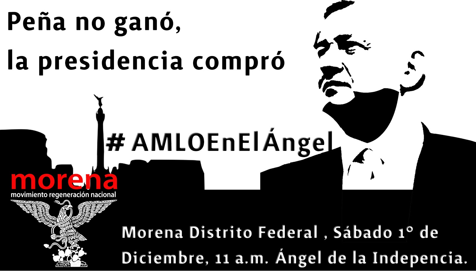 Exijamos Lo Imposible AMLO En El ngel NO A LA IMPOSICI N exijamos-lo-imposible-amlo-en-el-ngel-no-a-la-imposici-n