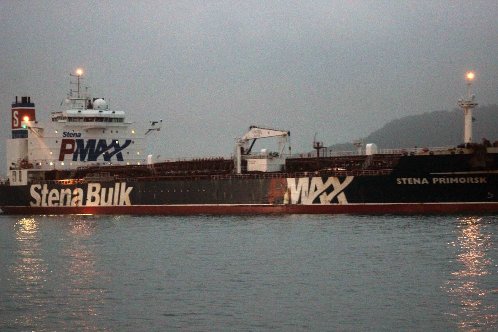 Santos Shiplovers: M/T Stena Primorsk / 2CKO8 - Suspendendo de SSZ - Fotos do leitor Antônio ...