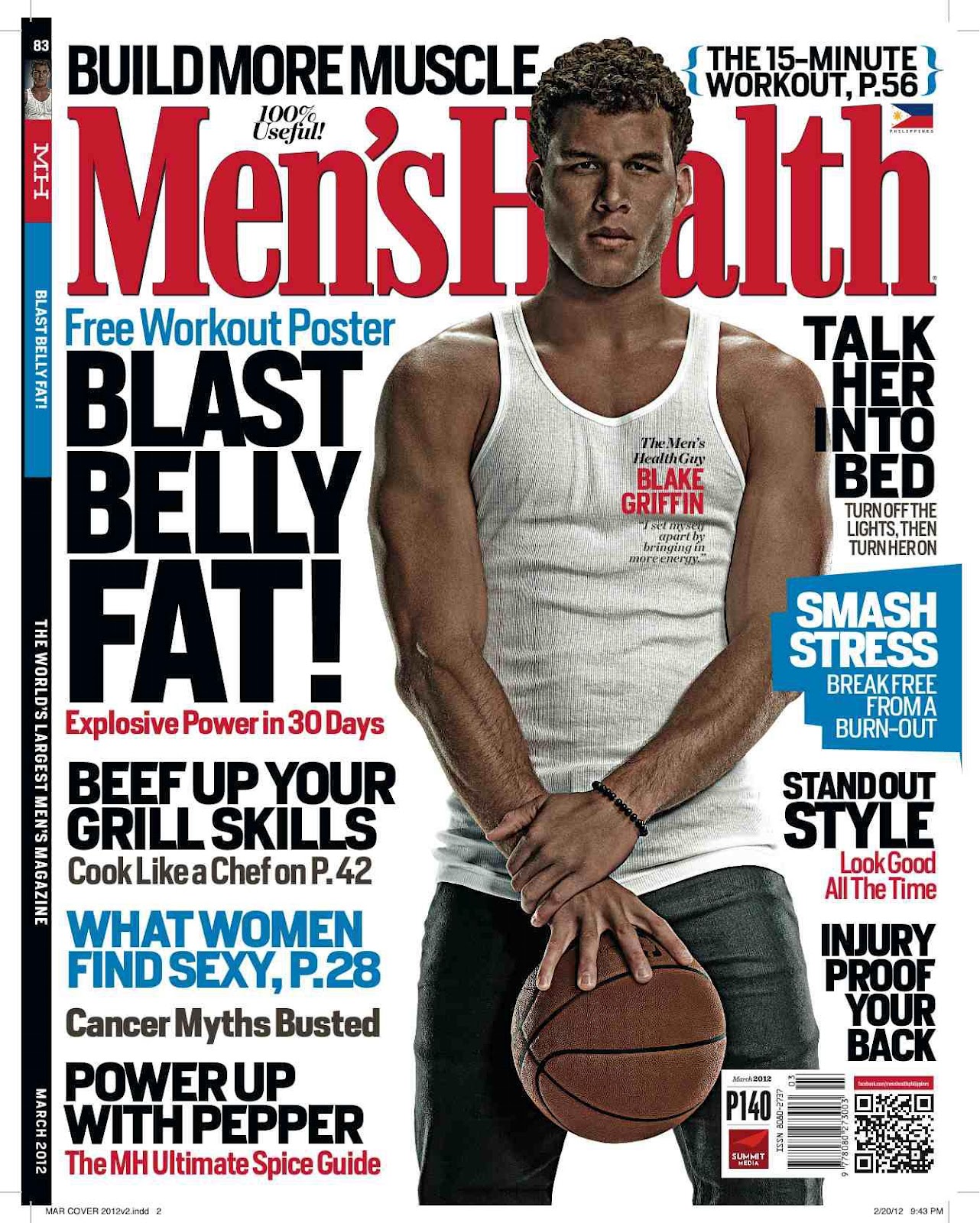 Turtz on the Go: Blake Griffin Covers Men's Health Philippines Magazine ...