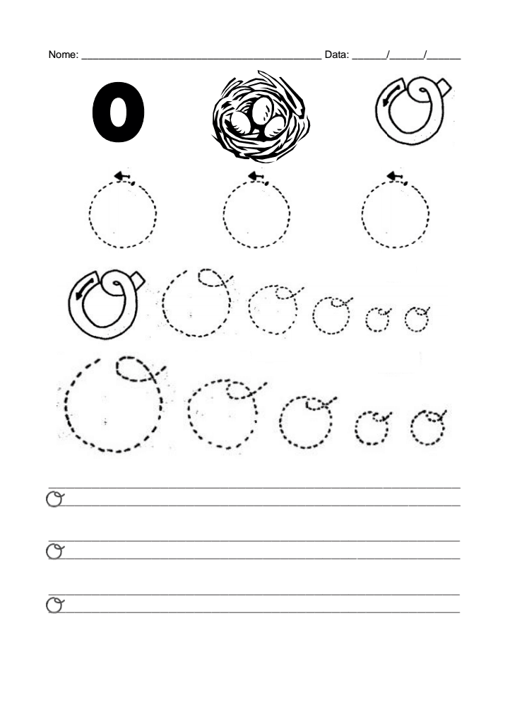 Crescer, aprender e sorrir! : recursos da letra O