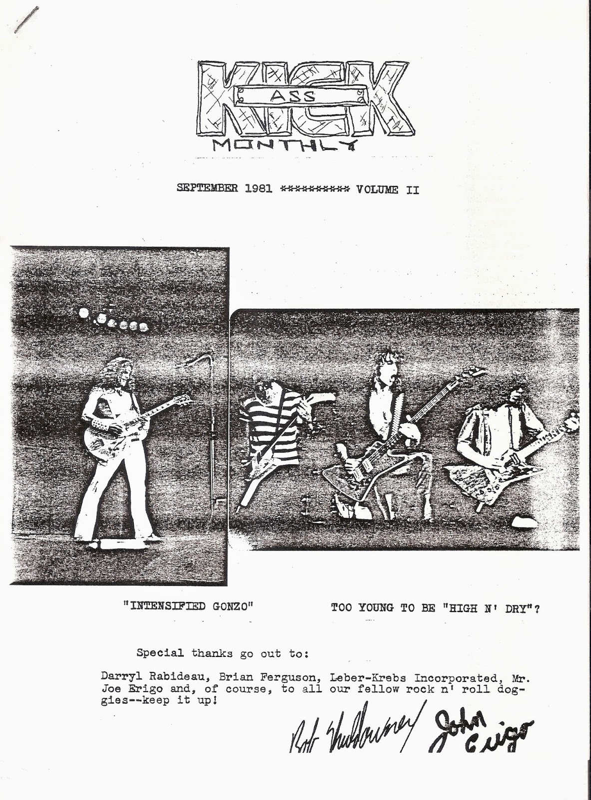 Kick Ass Monthly: KICK ASS MONTHLY - BOB MULDOWNEY