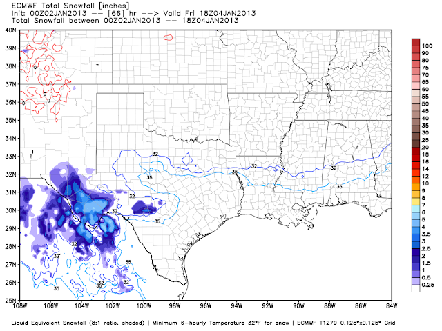 Michael's Weather Blog: Snow for Texas? Storms next week?