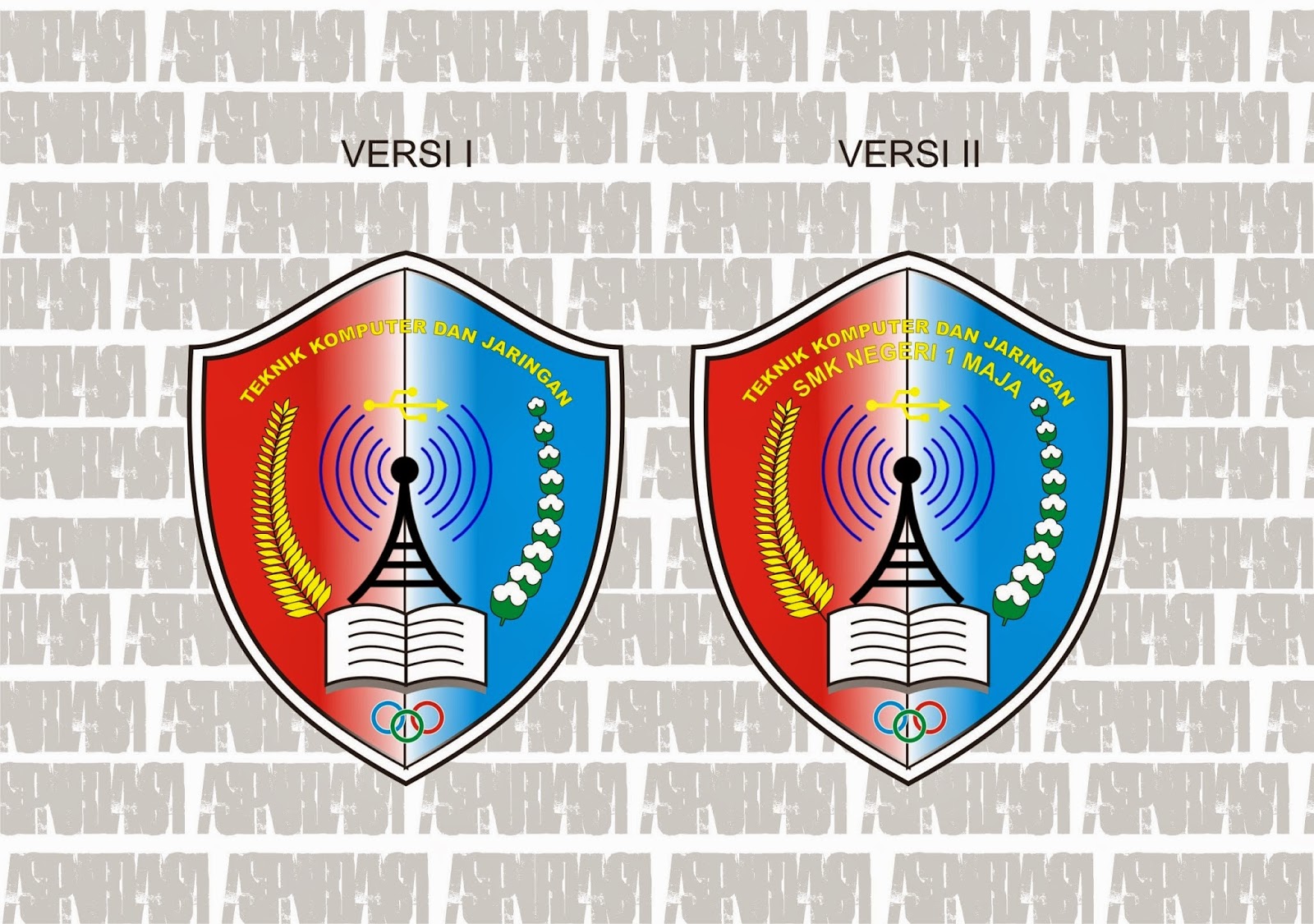 Laskar of Katumbiri: Arti Lambang TKJ SMK Negeri 1 Maja