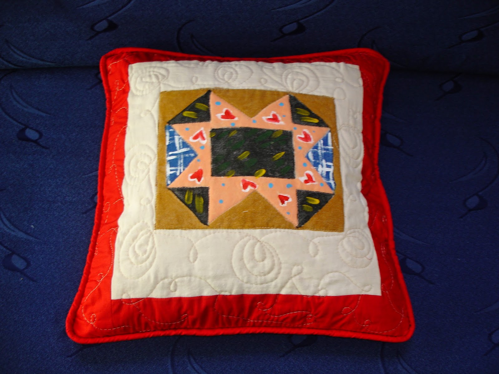 Raquel Patchwork - Minas: Almofada