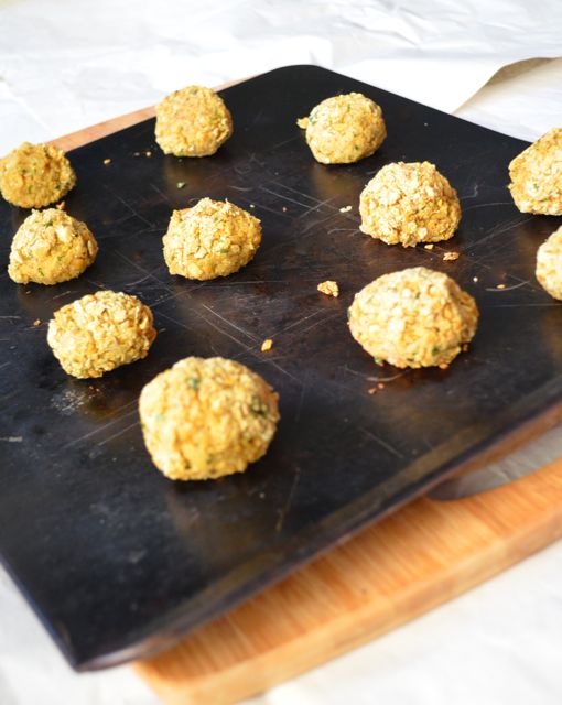 Calm Down Food: Baked Falafel | The Redhead's Adventures