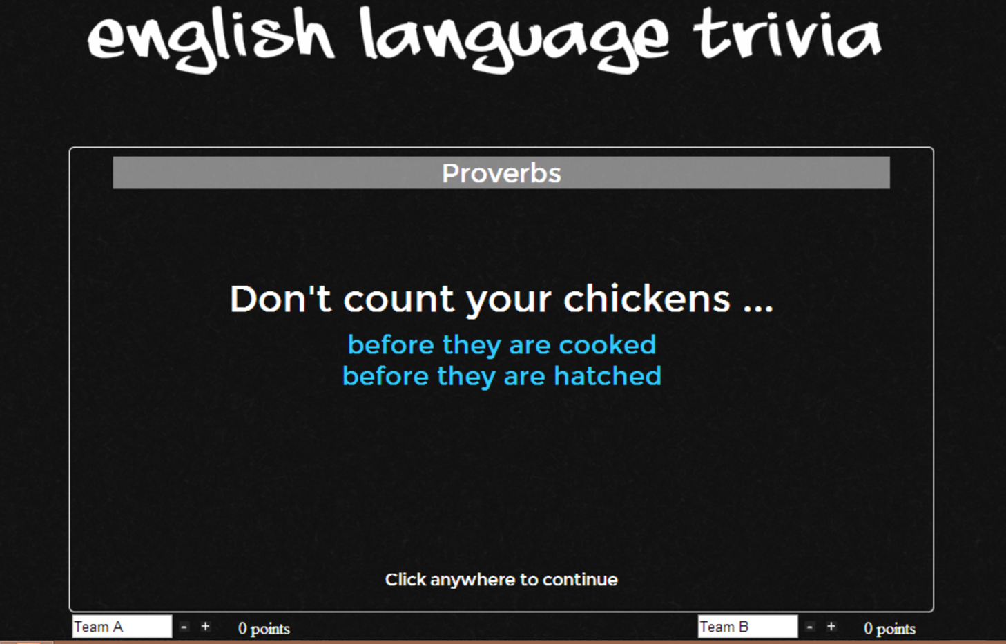 The Road to Grammar Blog: ESL Trivia Game for classroom use
