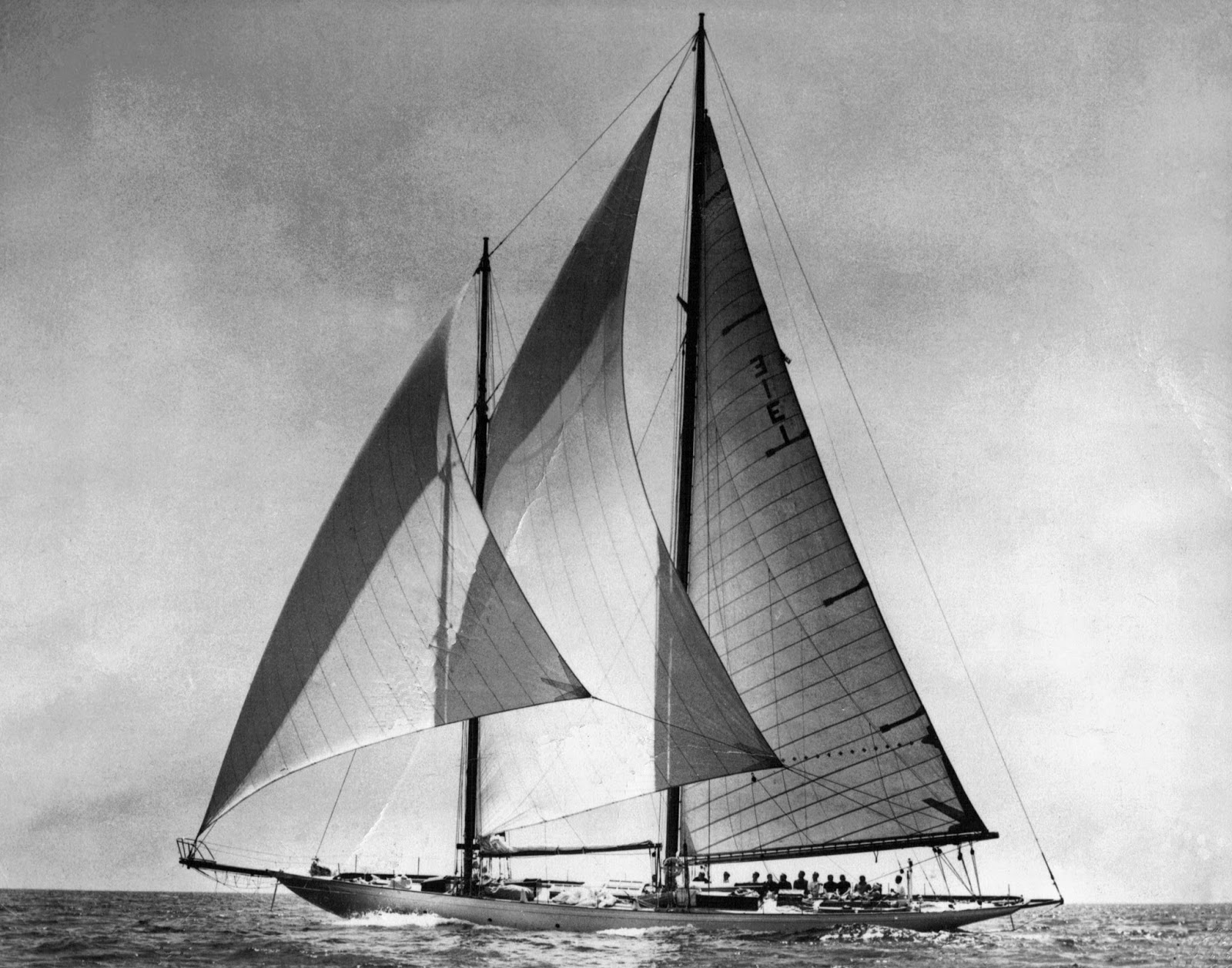 Fisherman's staysail on schooner rig alternative? - Cruisers & Sailing ...