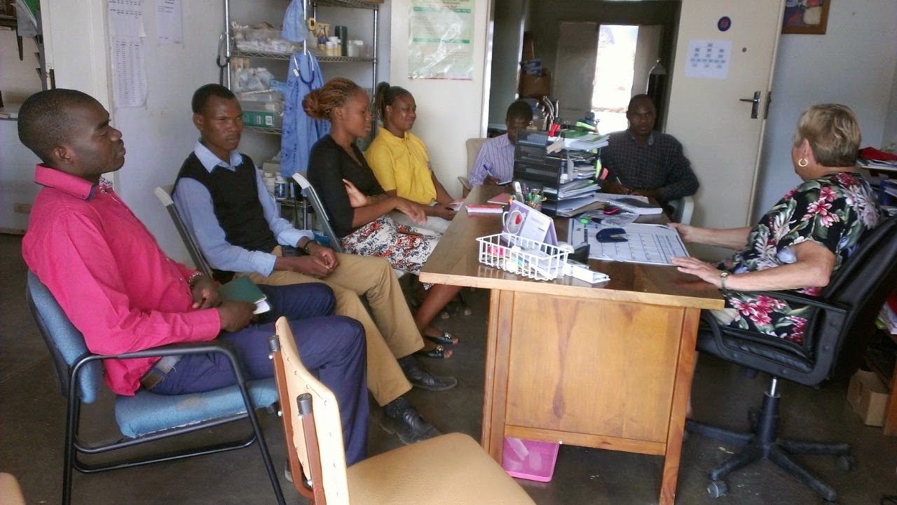 Eye team, ZCC students, new doctor and new surgeon--life is good!