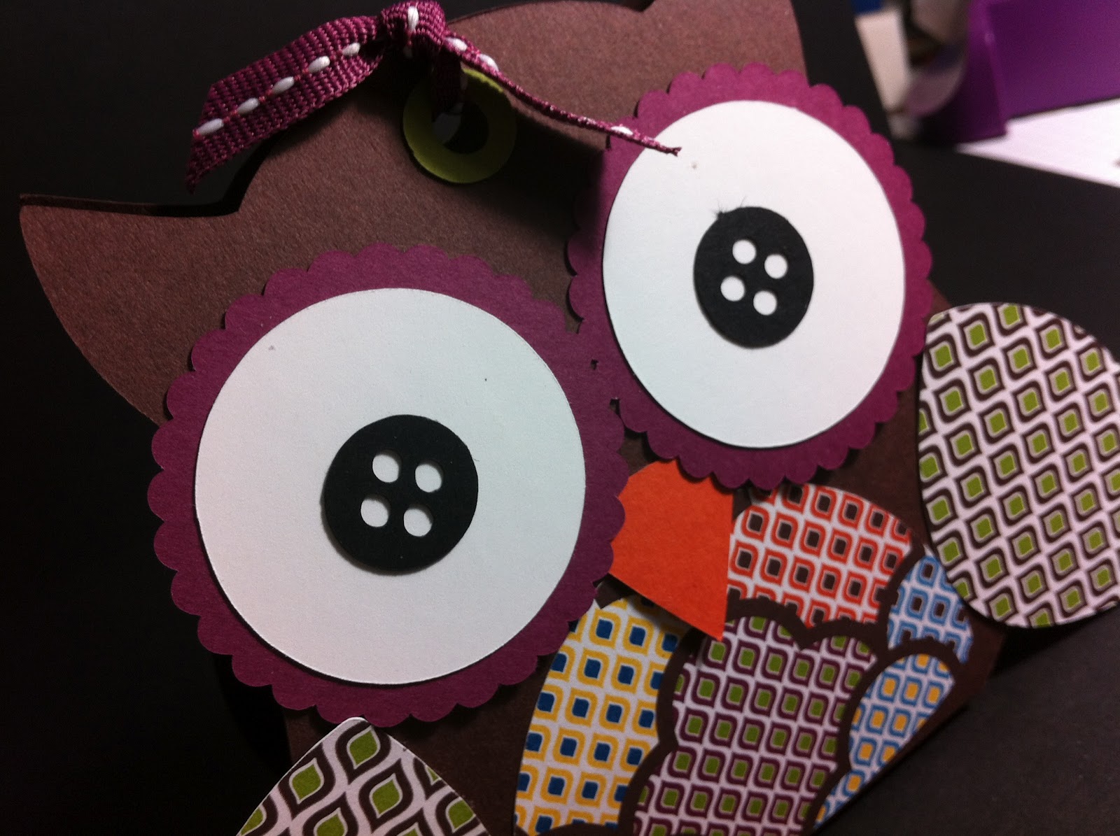 Baazar Owl Box template and tutorial