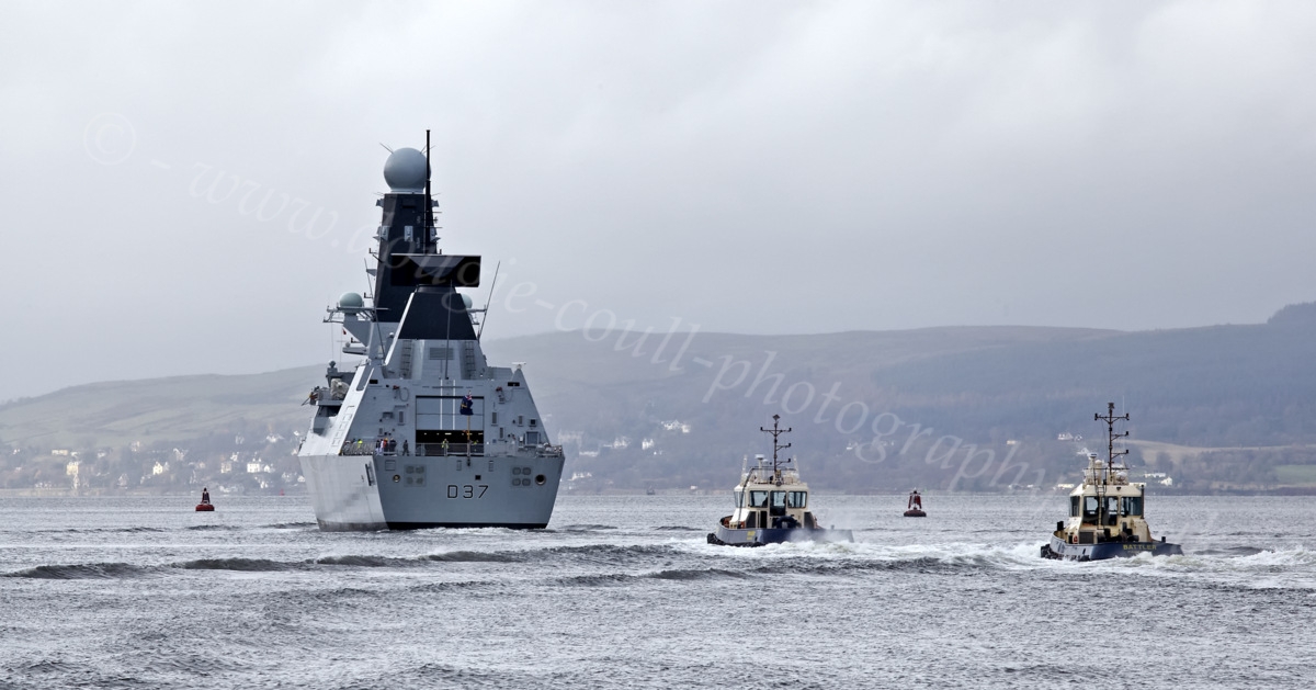 Dougie Coull Photography: (HMS) Duncan - Second Sea Trials