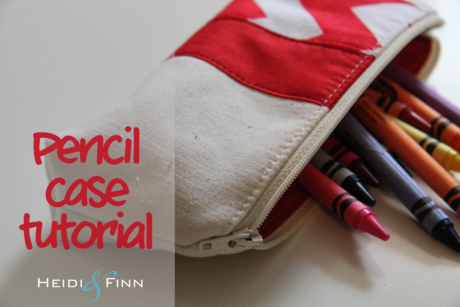 HeidiandFinn modern wears for kids: Pencil case Tutorial and free pattern