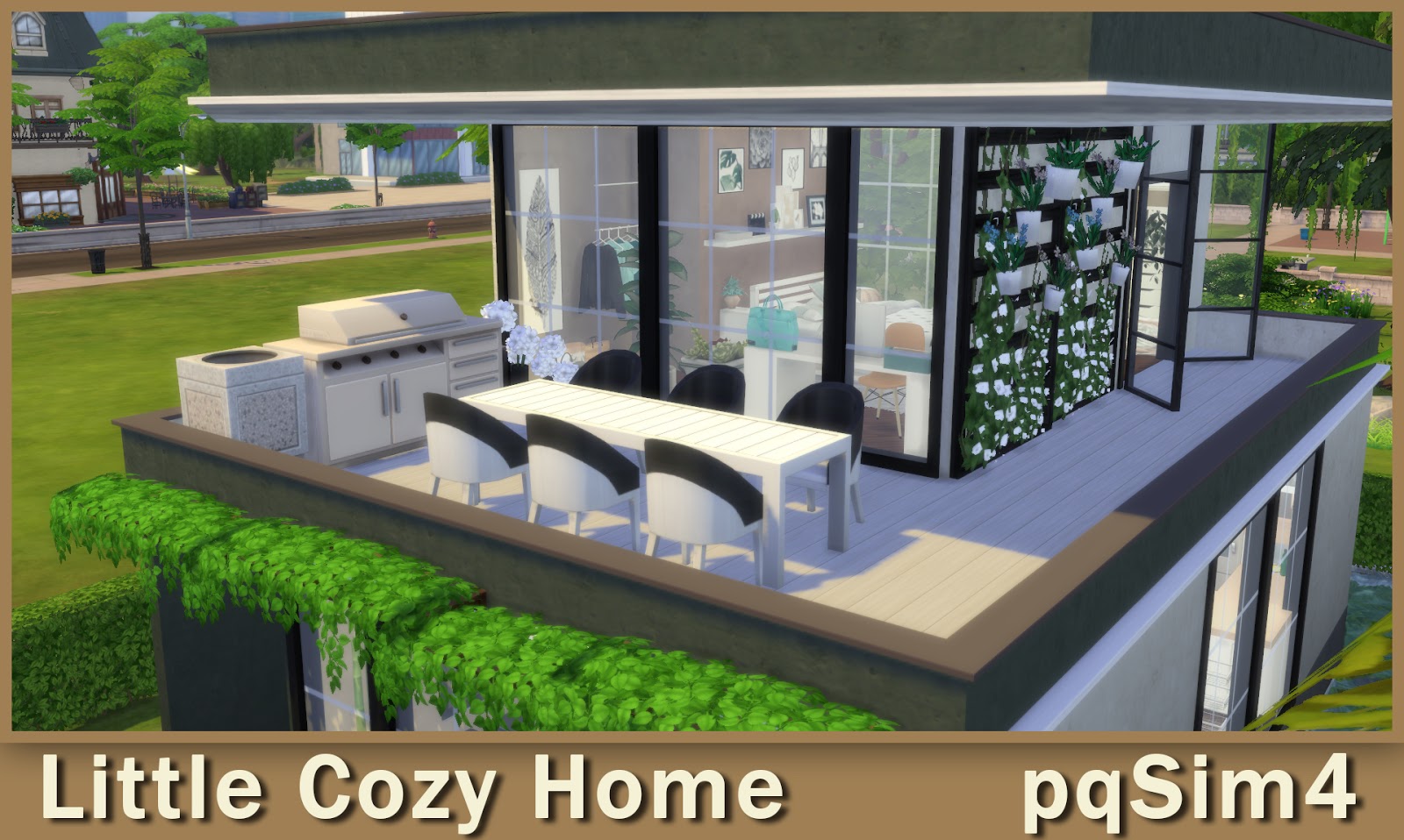 Little Cozy Home. Sims 4 Speed Build.