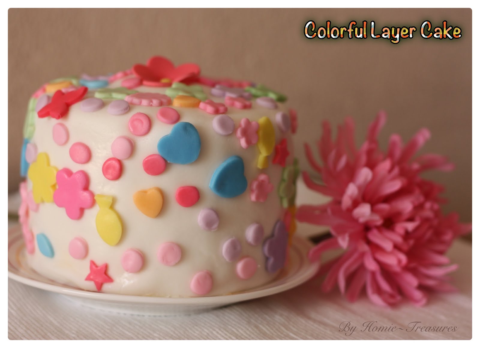Colorful Layer Cake 彩色蛋糕
